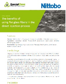Discover the benefits of flat glass fibers in direct injection process ...